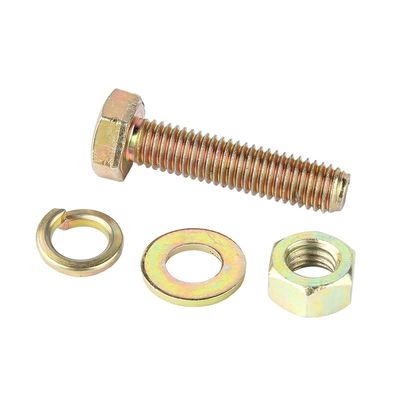 ISO 4161 Self Color Hex Flange Nut M10 Coarse Full Thread C45