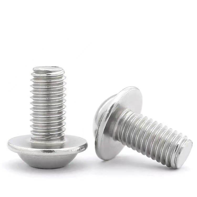 ISO7380.2 Stainless Steel Flanged Button Head Screws Hex Socket Round ...