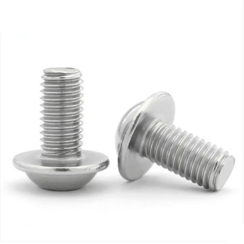 ISO7380.2 Stainless Steel Flanged Button Head Screws Hex Socket Round ...