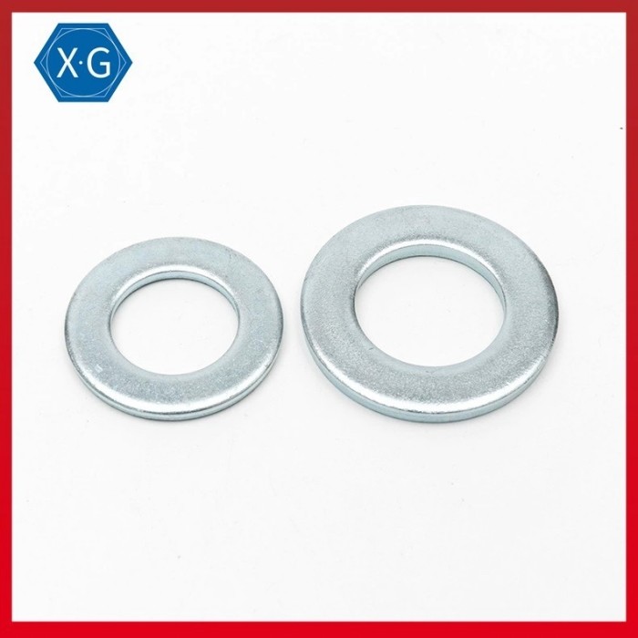 F436 3 Inch Outside Diameter Flat Washer SAE Zinc Plated AME B18.22.1
