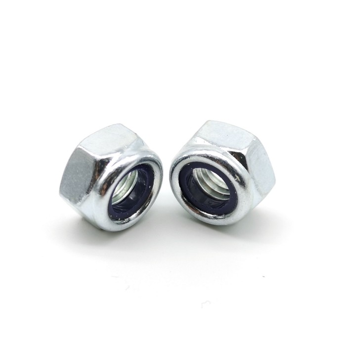 M6 M5 M4 Nylon Lock Nut Metric DIN 985 Low Profile Hexagon Lock Nut