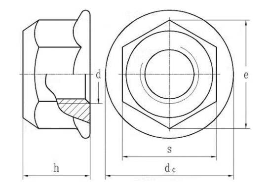 ISO7044 Class 10 Car Nut Bolt Plain Finish Prevailing Torque Metal Hex ...