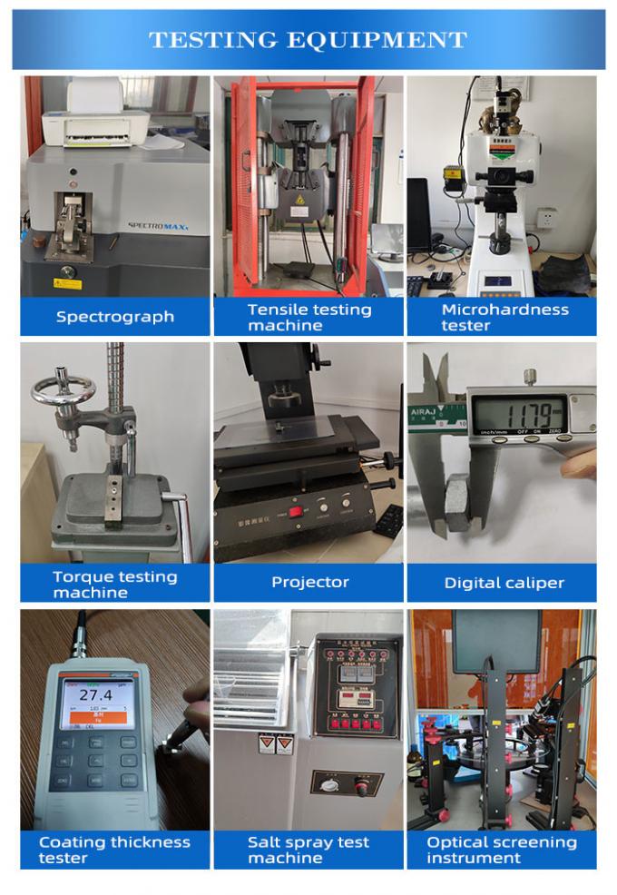 ISO7044 Class 10 Car Nut Bolt Plain Finish Prevailing Torque Metal Hex ...